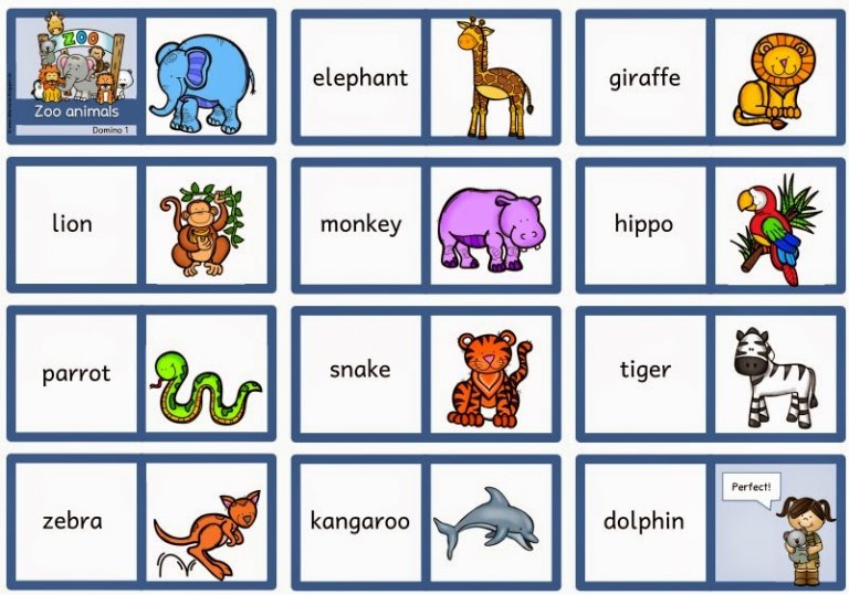 Ideenreise - Blog | Dominos „Zoo animals“