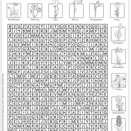 Das Schneeglöckchen (interaktive Lesekarte mit Quiz)