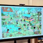 Im Klassenzimmer (Neues Wimmelbild für Grundschulkinder)